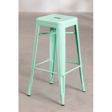 Pack of 4 Mint Green High Stools 76cm LIX - SKLUM