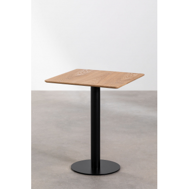 Square Ash Wood Bar Table FRAPPE - SKLUM