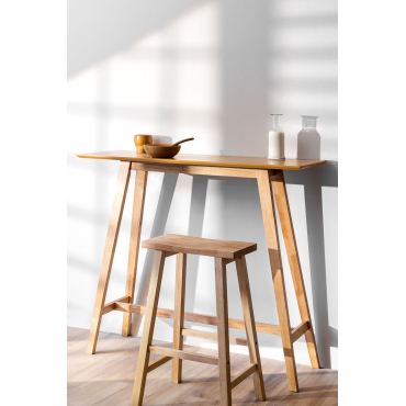 Rectangular Wooden High Table Kerhen - SKLUM