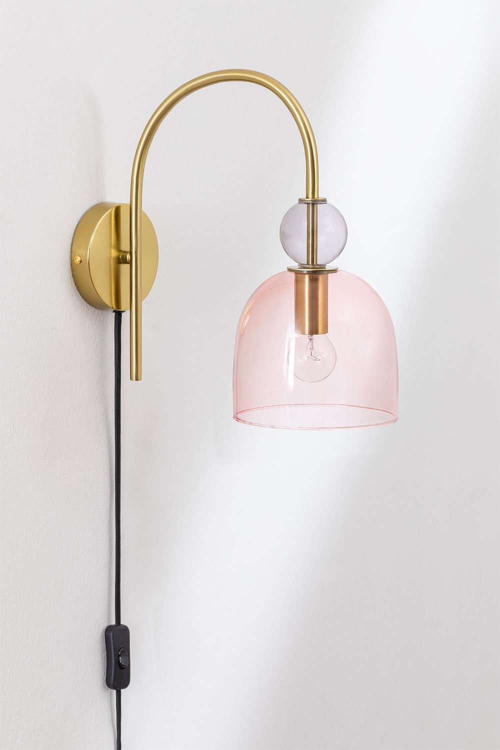 Crystal Ceiling Lamp with 3 Light Points Bezany Colors - SKLUM