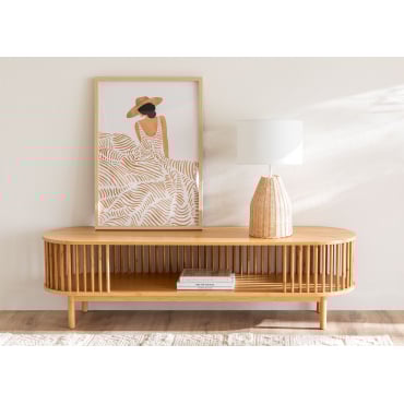 Connery 150x40 cm Bamboo TV Stand - SKLUM