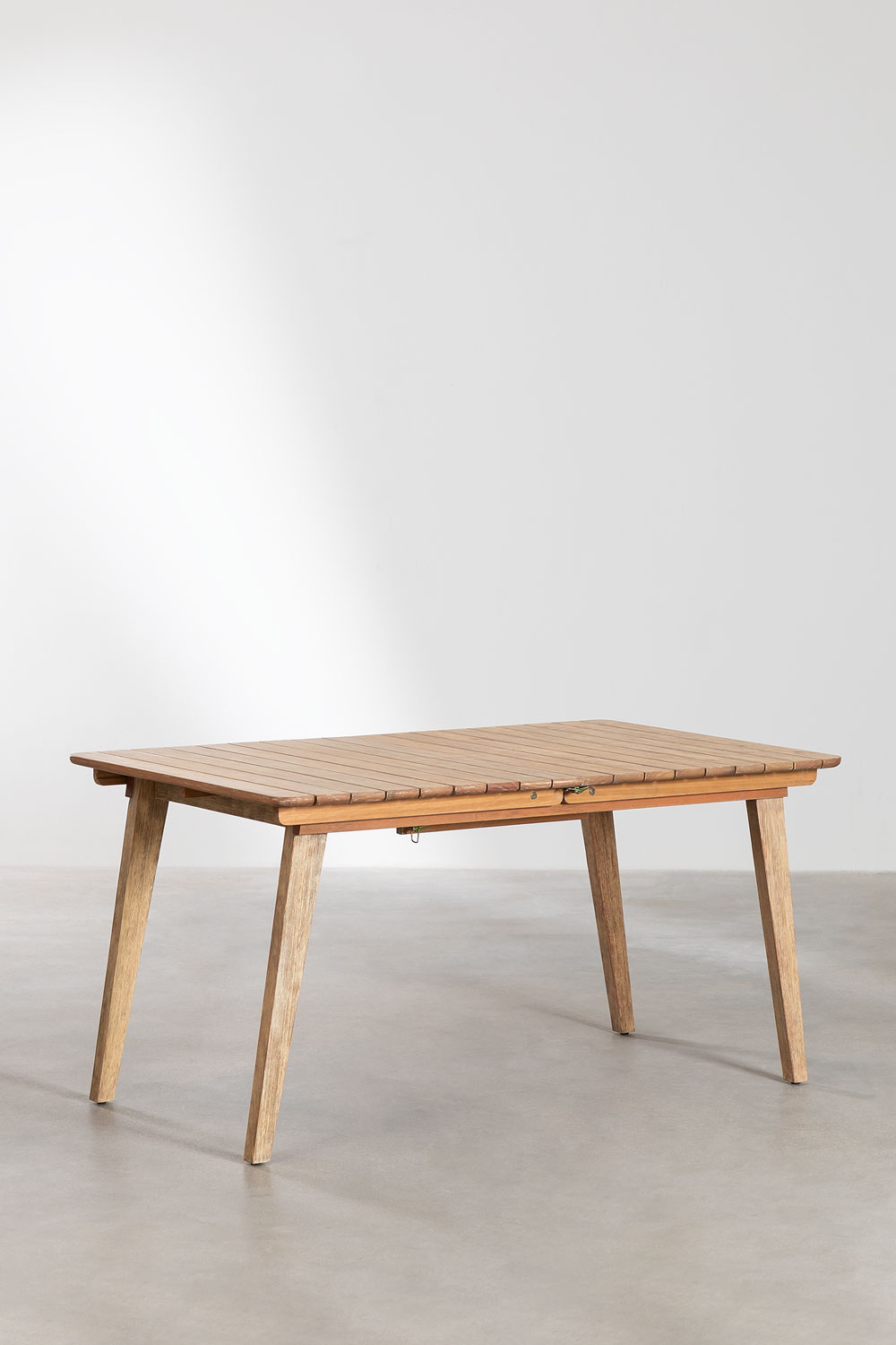 Extendable Rectangular Wood Dining Table (90-150x90 cm) Naele - SKLUM