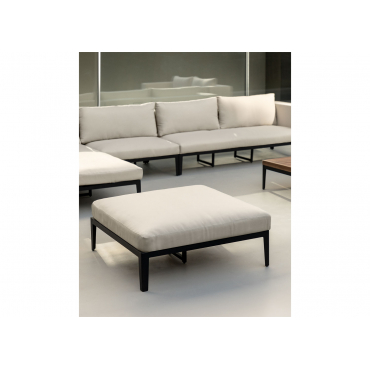 Garden Puff in Taranis Aluminum and Steel - SKLUM