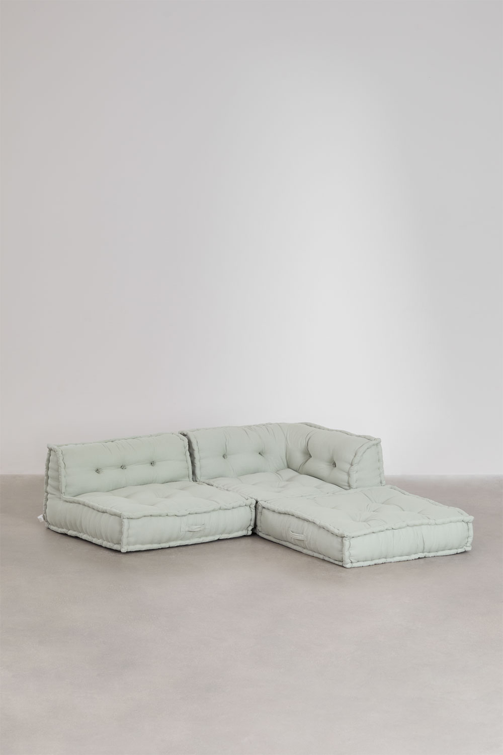 Modular Cotton Corner Piece Sofa Dhel - SKLUM