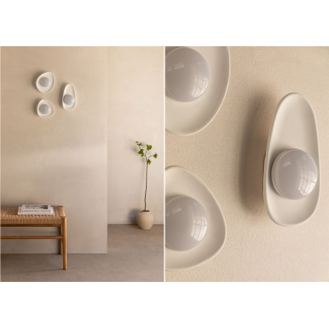 Set of 3 Givert Plaster LED Wall Lights - SKLUM