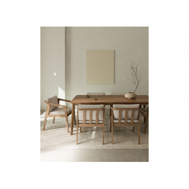 Kaela rectangular acacia wood dining table - SKLUM