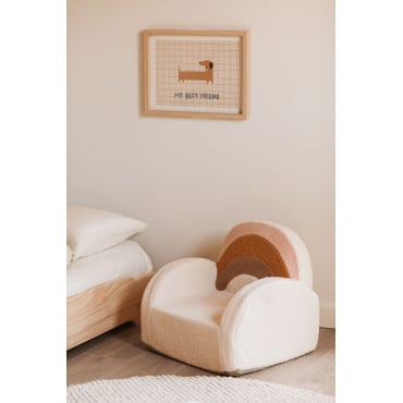 Sainy Kids sheepskin armchair - SKLUM
