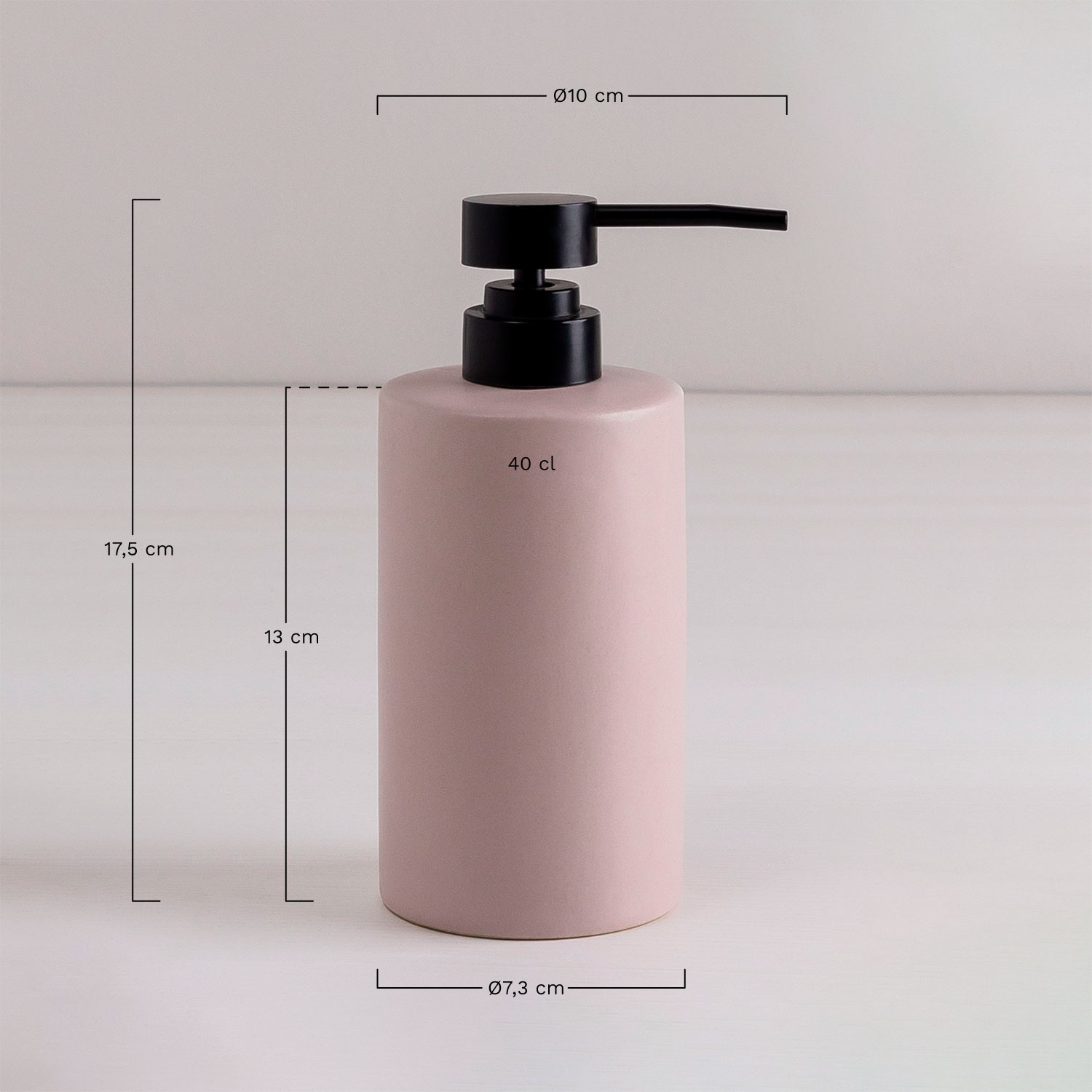 Ceramic Soap Dispenser Holdin