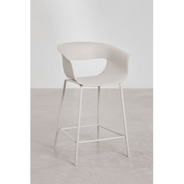 Alanys high stool in polypropylene and iron - SKLUM