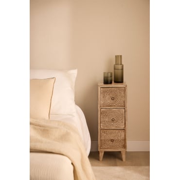 Utara mango wood 25x25 cm drawer unit - SKLUM