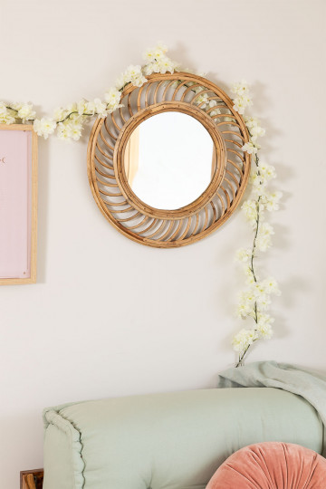 Round MDF & Beech Wood Dining Table Scand Nordic - SKLUM