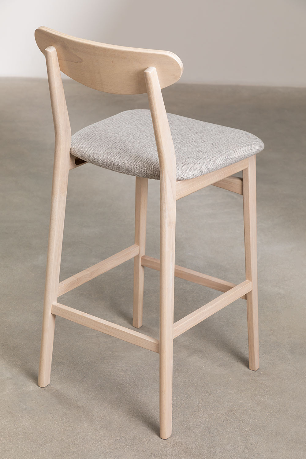 Wooden High Stool (75 cm) Cloda - SKLUM