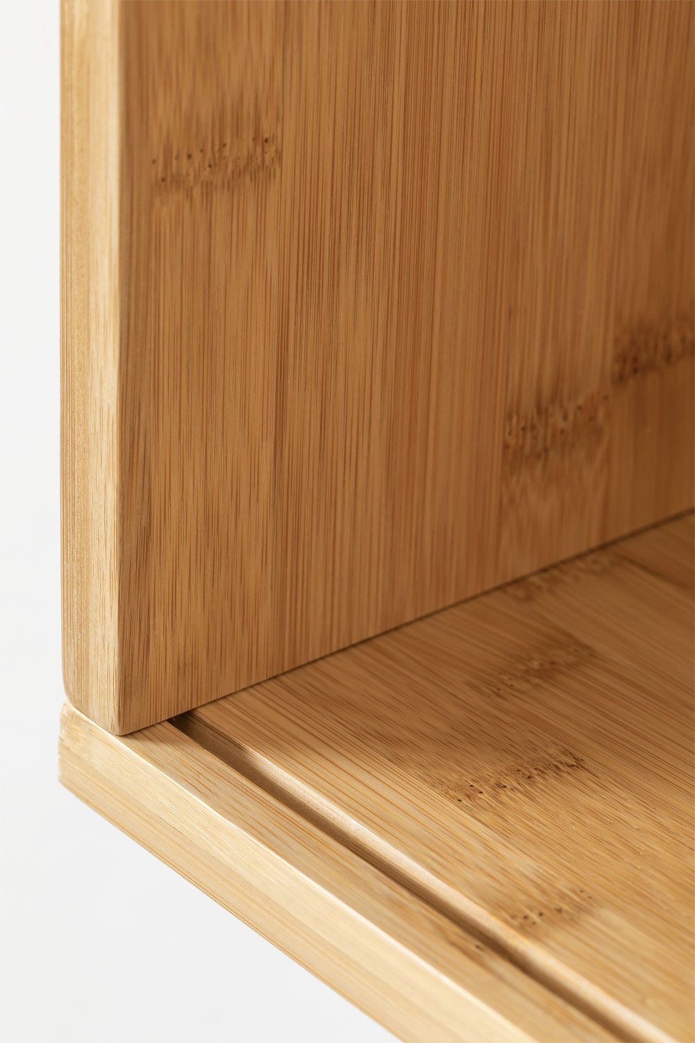 Bamboo Wood Wall Shelf Albin - SKLUM