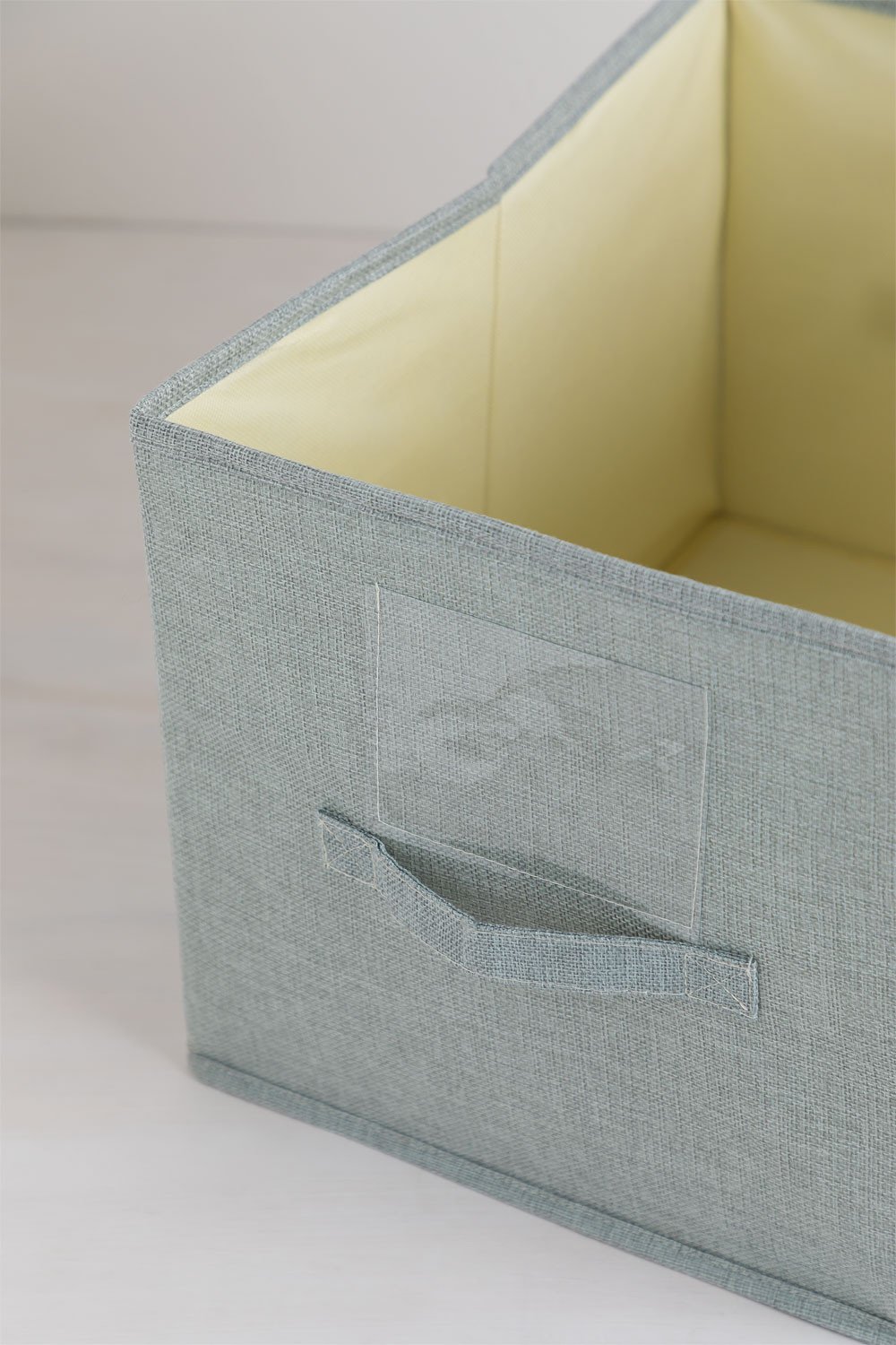 Linen Organiser Box with Lid Tarinna - SKLUM