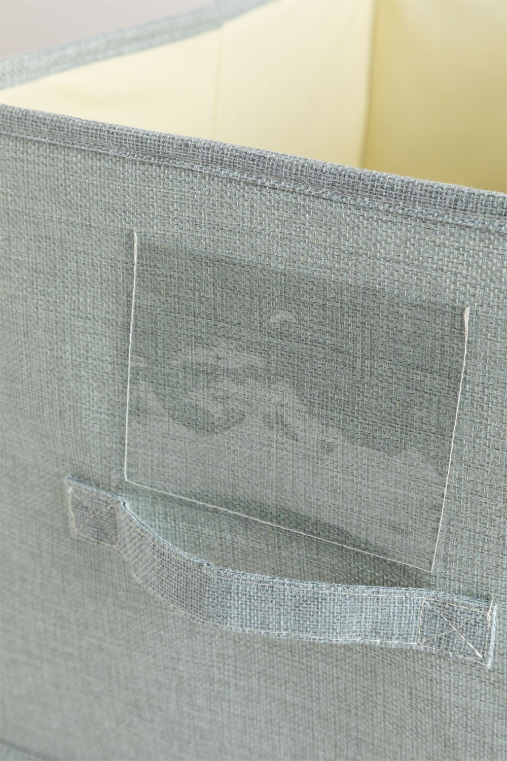 Linen Organiser Box with Lid Tarinna - SKLUM