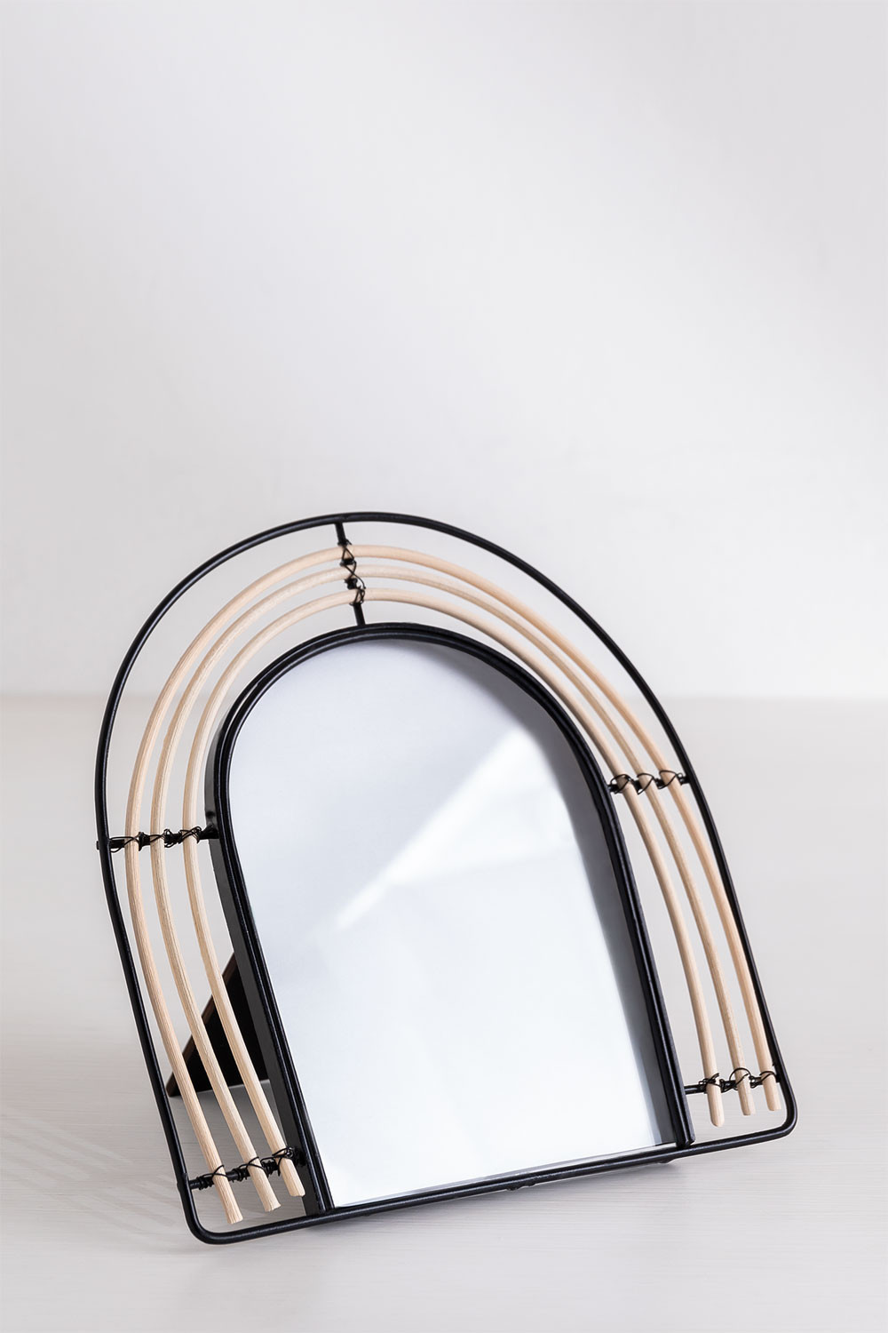 Metal & Rattan Photo Frame Mesta - SKLUM