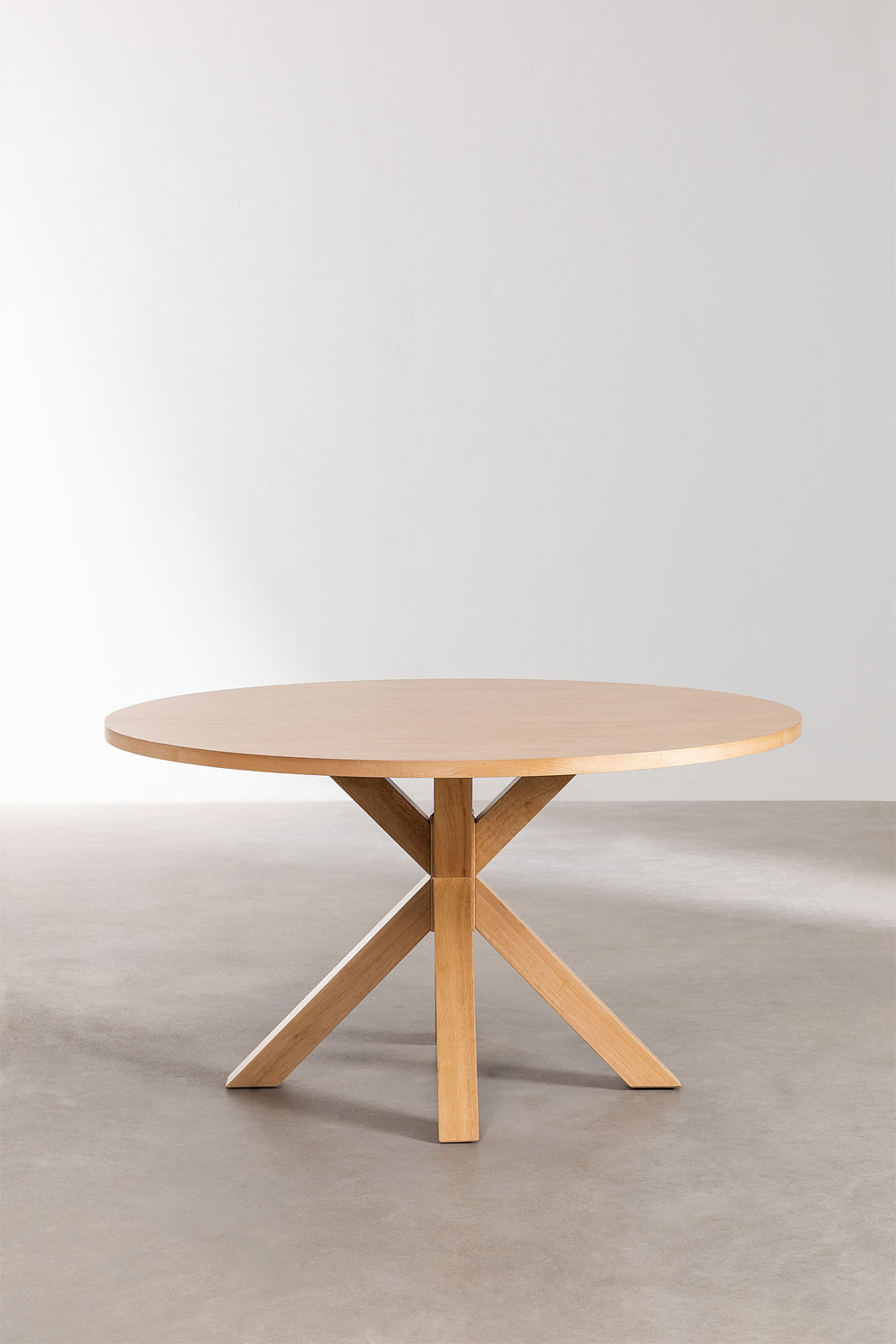 Round dining table Ø140 cm in Pleven MDF - SKLUM