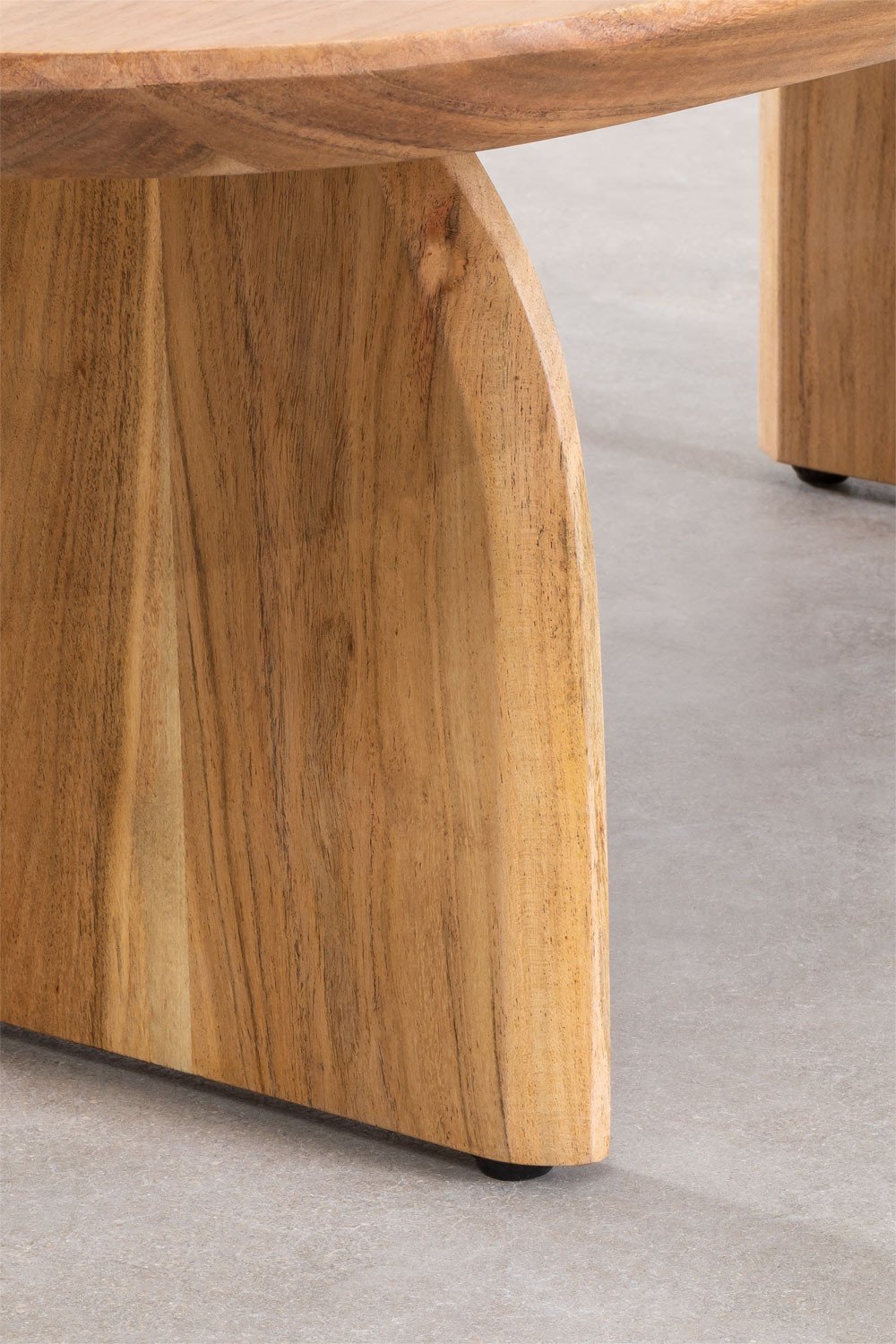 Bedum acacia wood coffee table (135x80 cm) - SKLUM