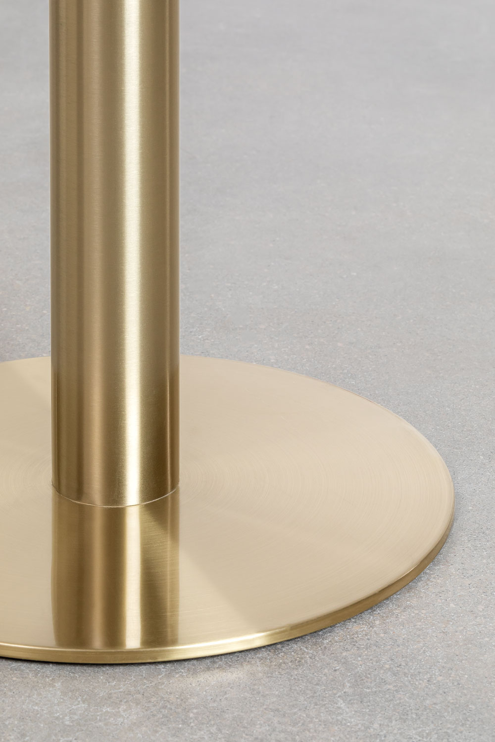 Manhattan round bar table Ø60 cm in stoneware - SKLUM