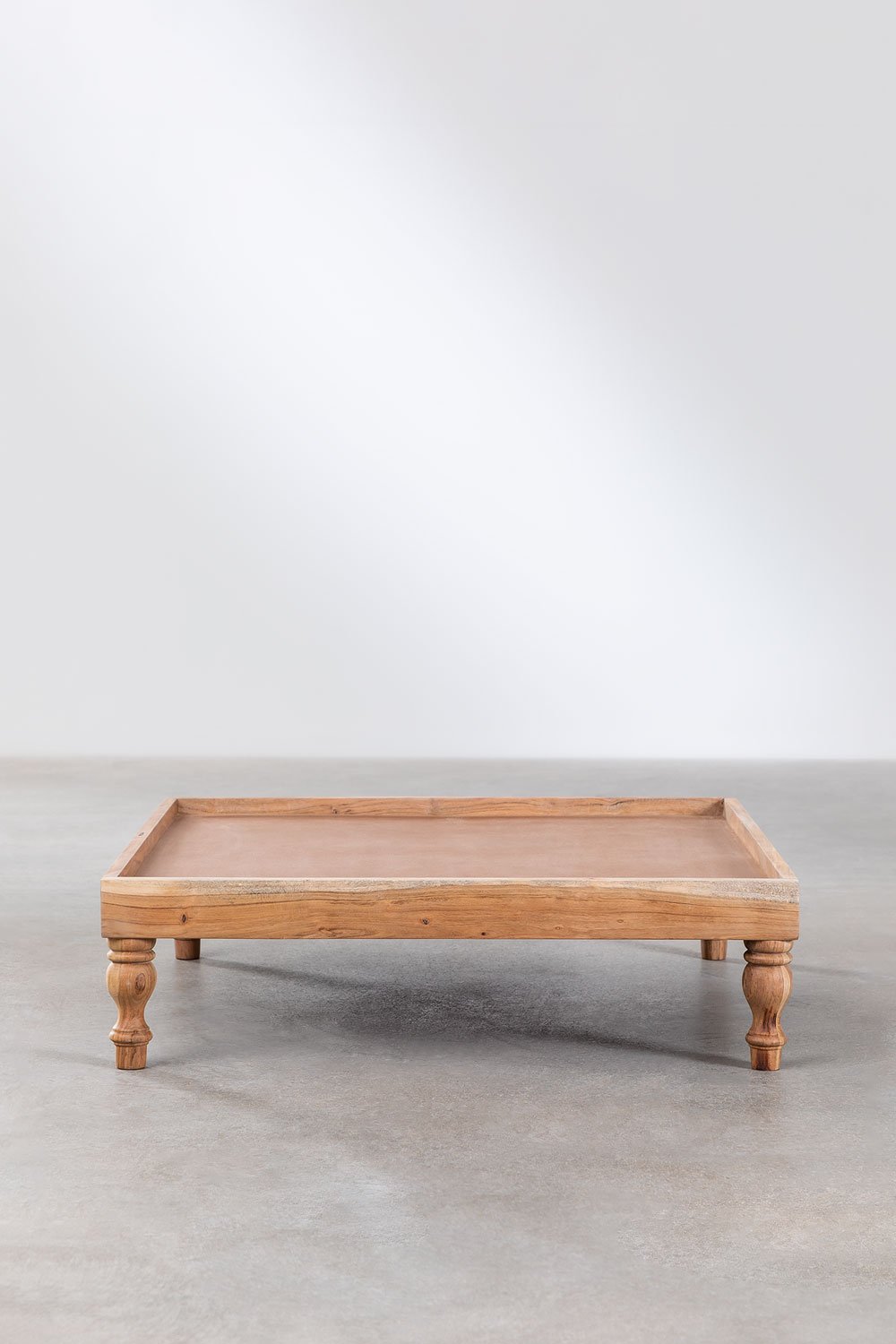 Dhel Design acacia wood modular sofa base - SKLUM