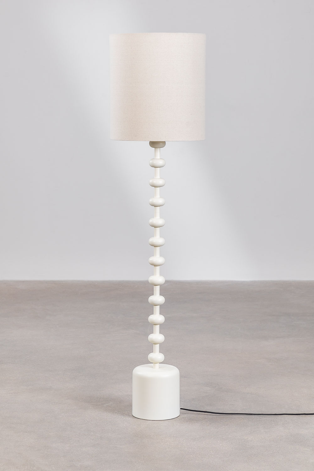 Alieta linen floor lamp - SKLUM