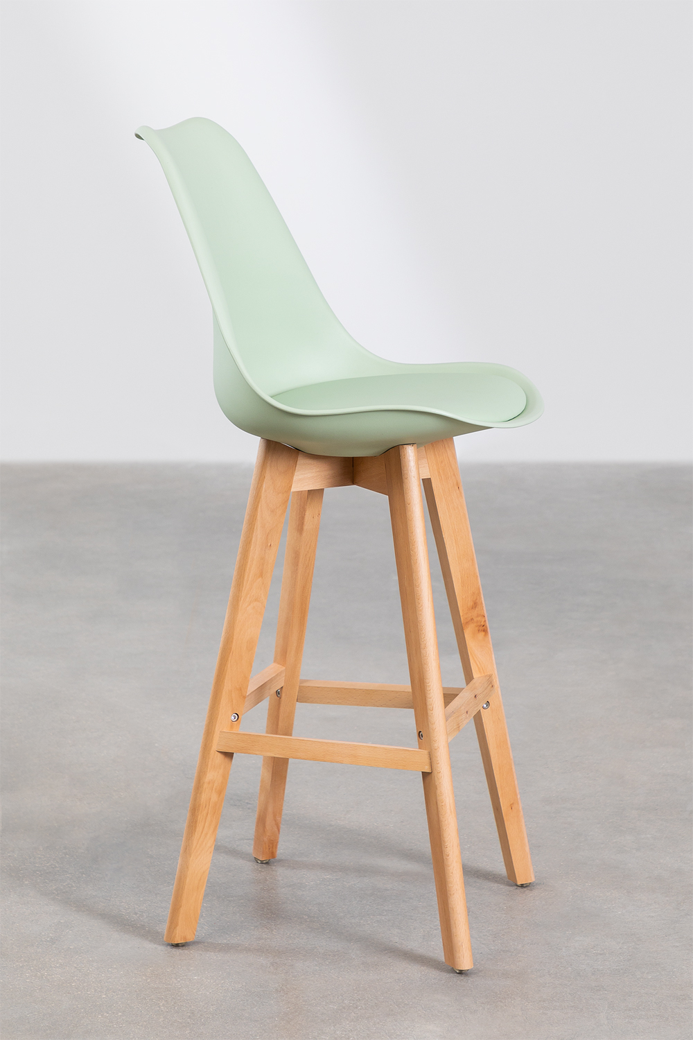 Pack of 2 High Stools 76 cm Nordic - SKLUM