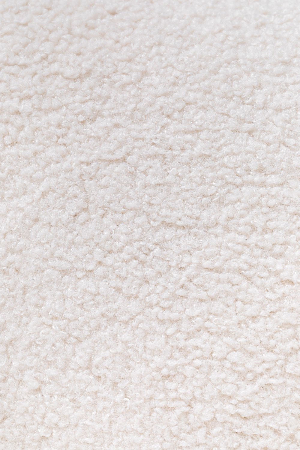 Carlise sheepskin low stool - SKLUM