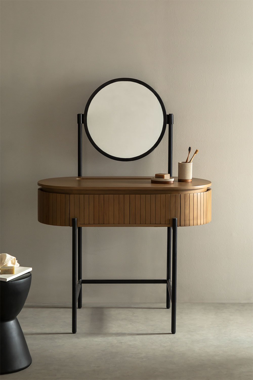 Mango wood dressing table Analis - SKLUM