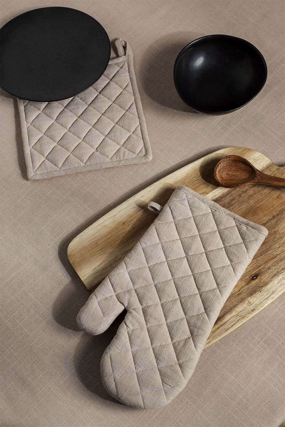 Nedeliya oven glove and cloth set - SKLUM