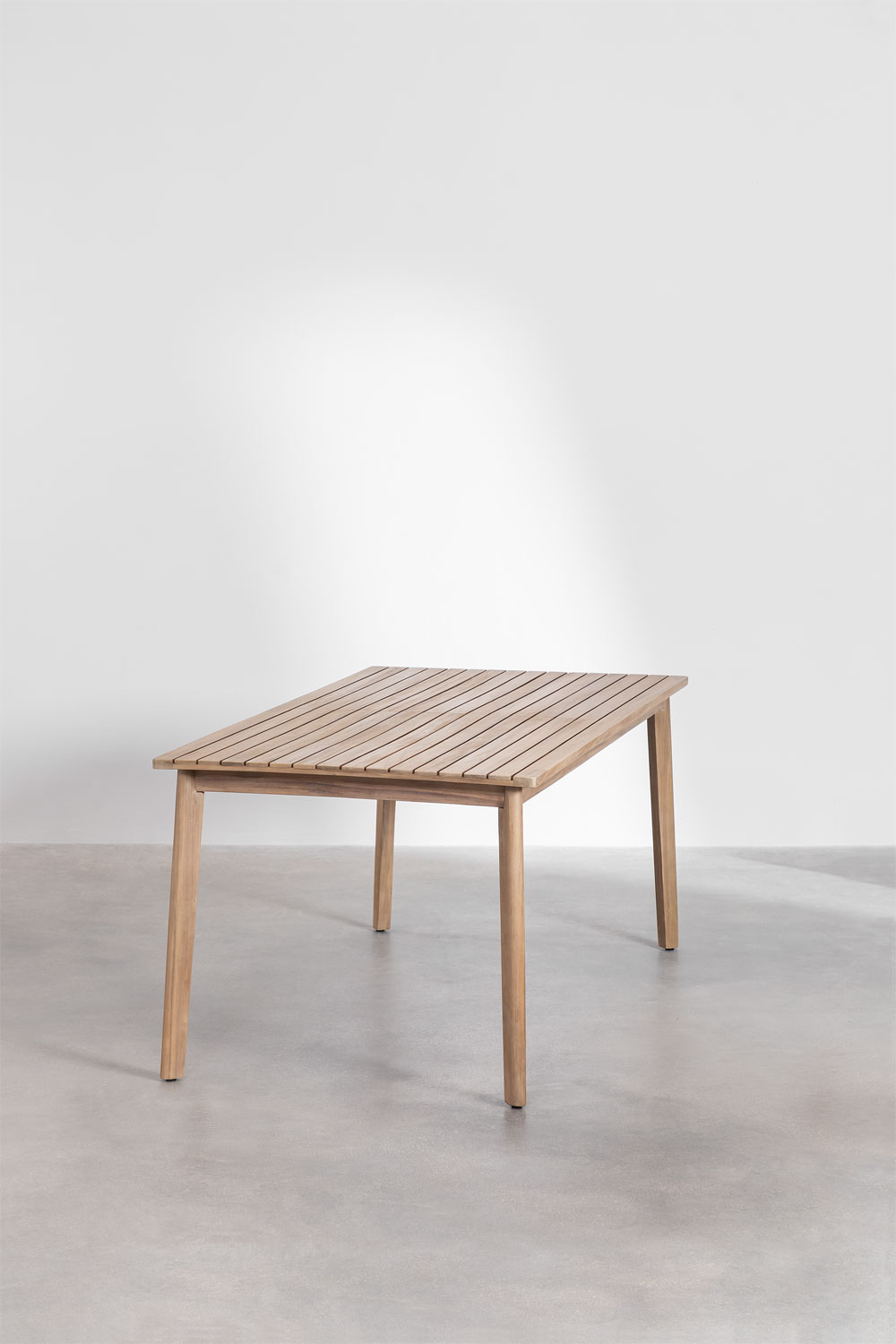 Kaela rectangular acacia wood dining table - SKLUM