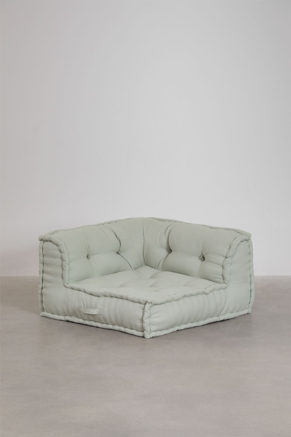 Dhel corner modular sofa in cotton - SKLUM