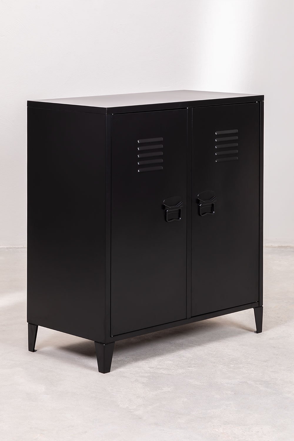 Pohpli Steel 2 Door Locker Sideboard - SKLUM