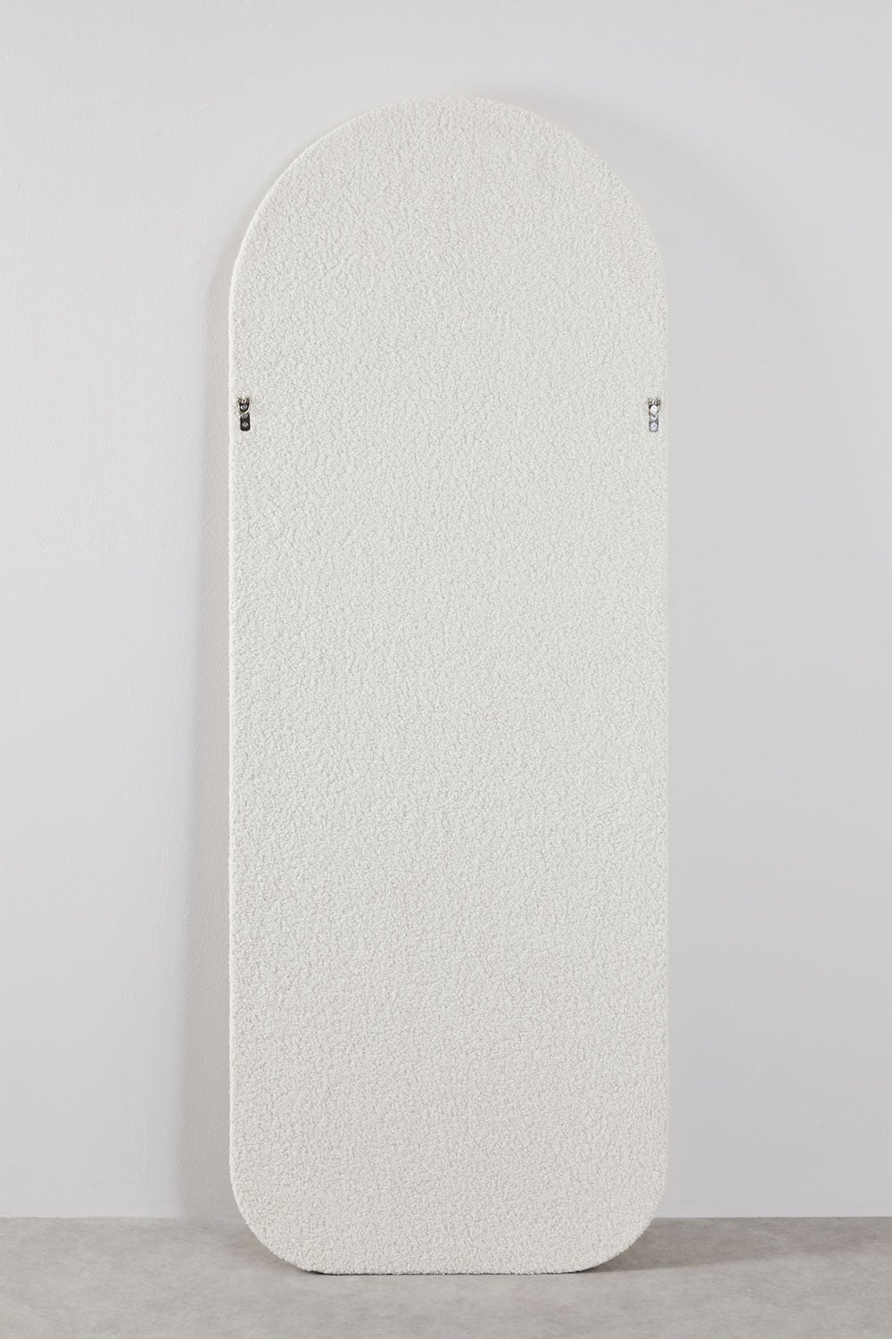 Ilai 60x160 cm wall mirror in sherpa fabric - SKLUM
