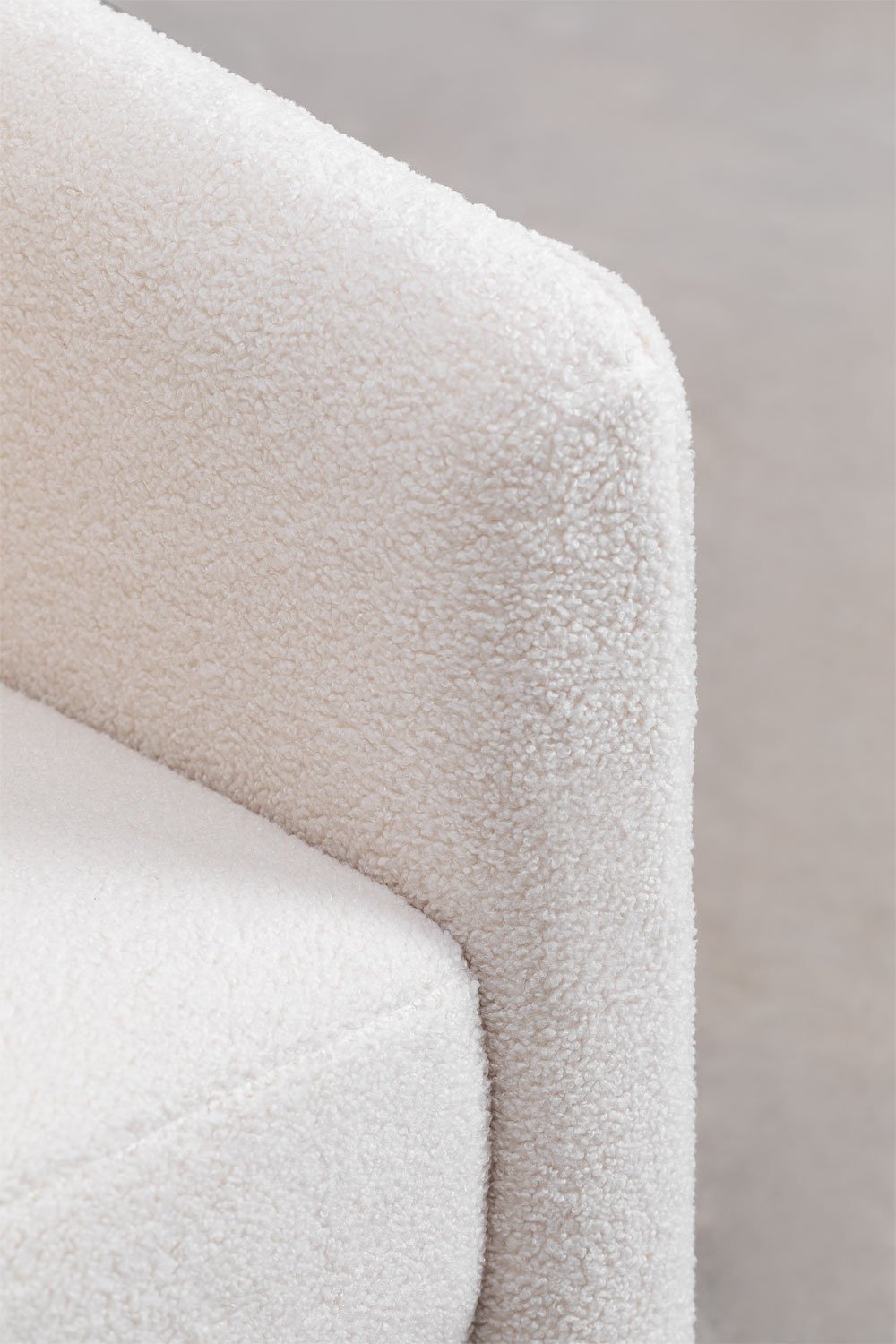 Xastru shearling dining chair - SKLUM