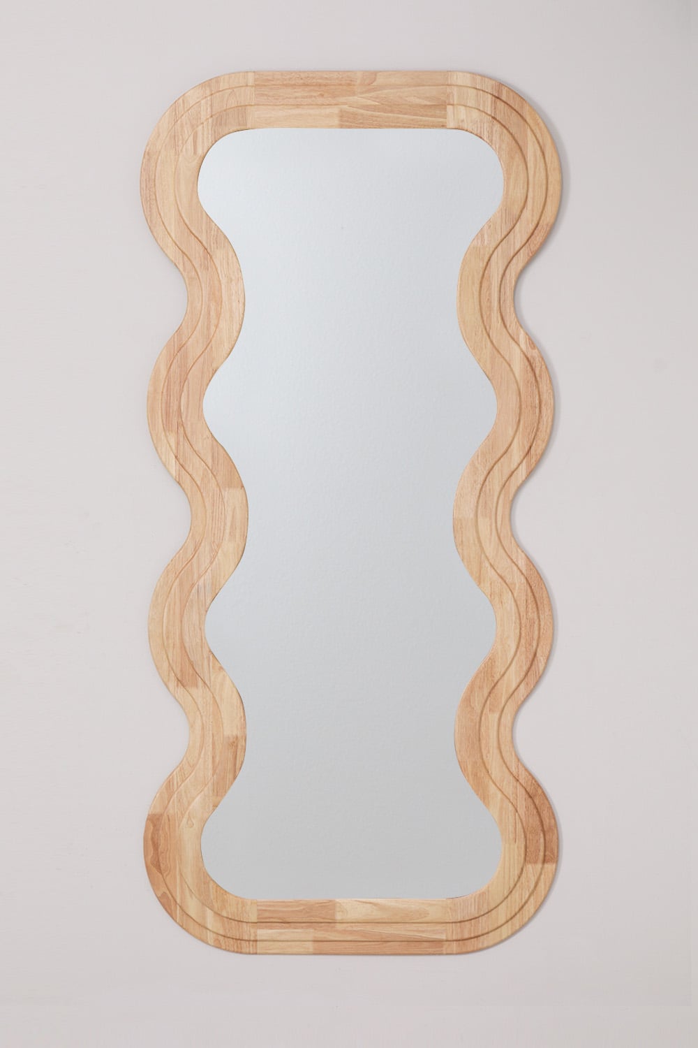 Wall mirror 85x180 cm in Lierta oak wood - SKLUM