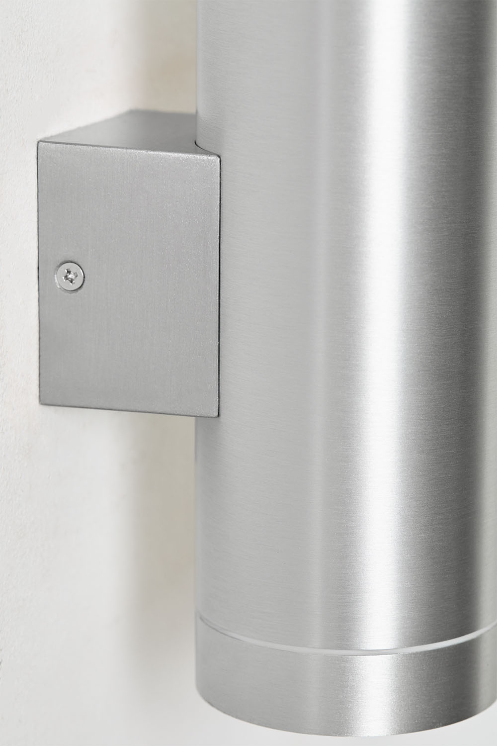 Sileno outdoor wall light in aluminium with 2 light points - SKLUM