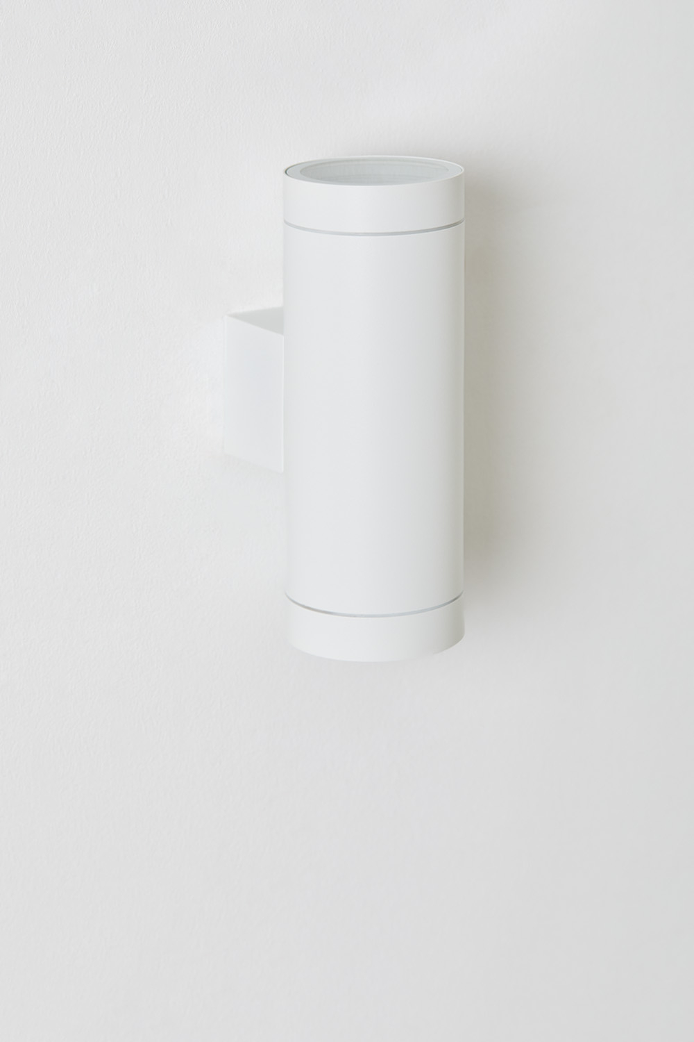 Sileno outdoor wall light in aluminium with 2 light points - SKLUM