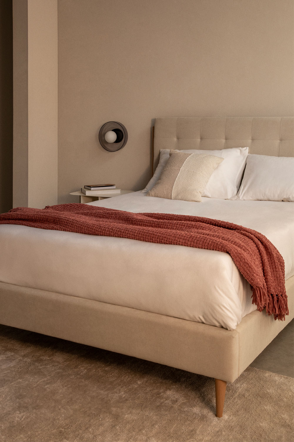 Samira upholstered bed SKLUM