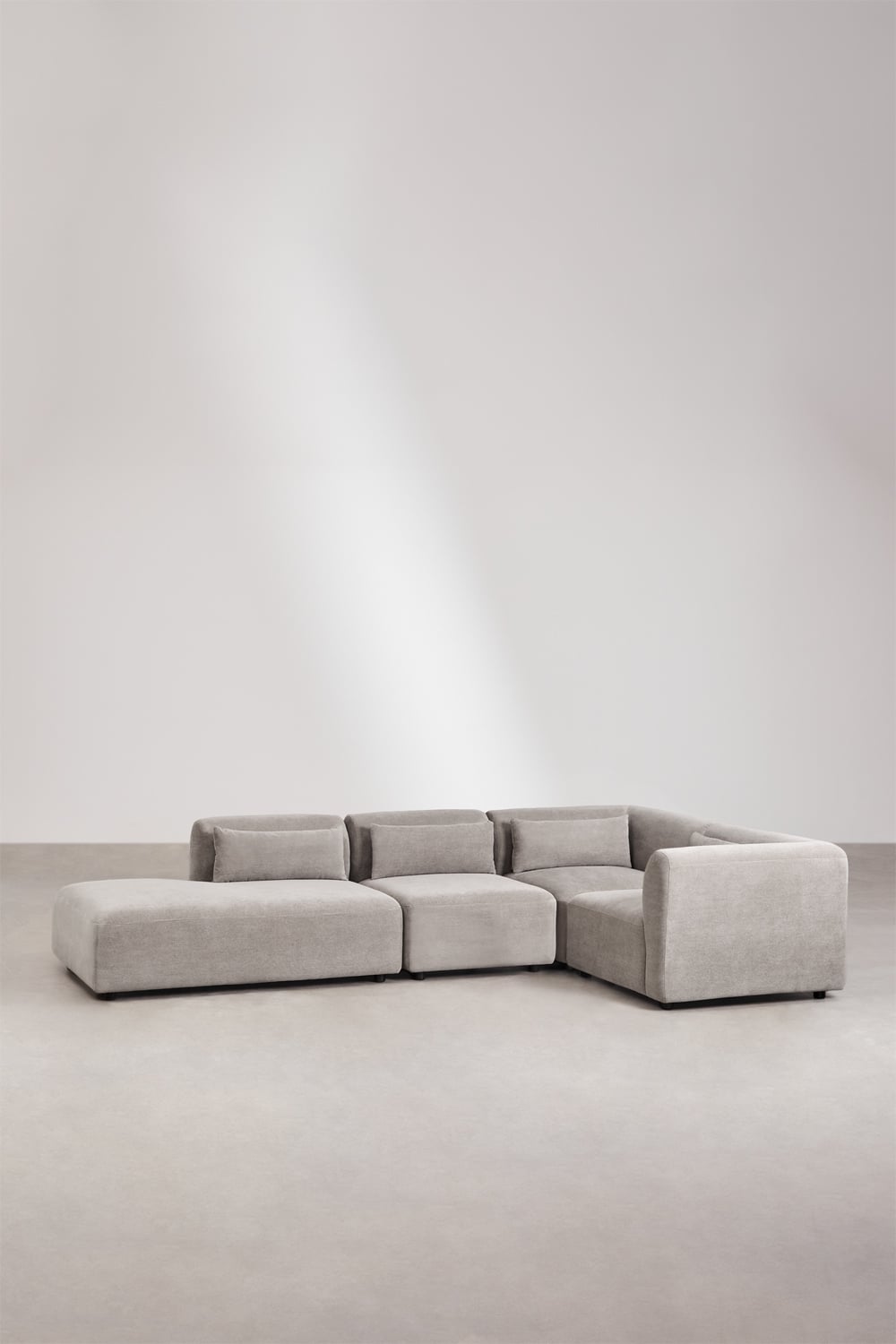 Fogler 4-Piece Modular Corner Sofa with Left Chaise Lounge - SKLUM