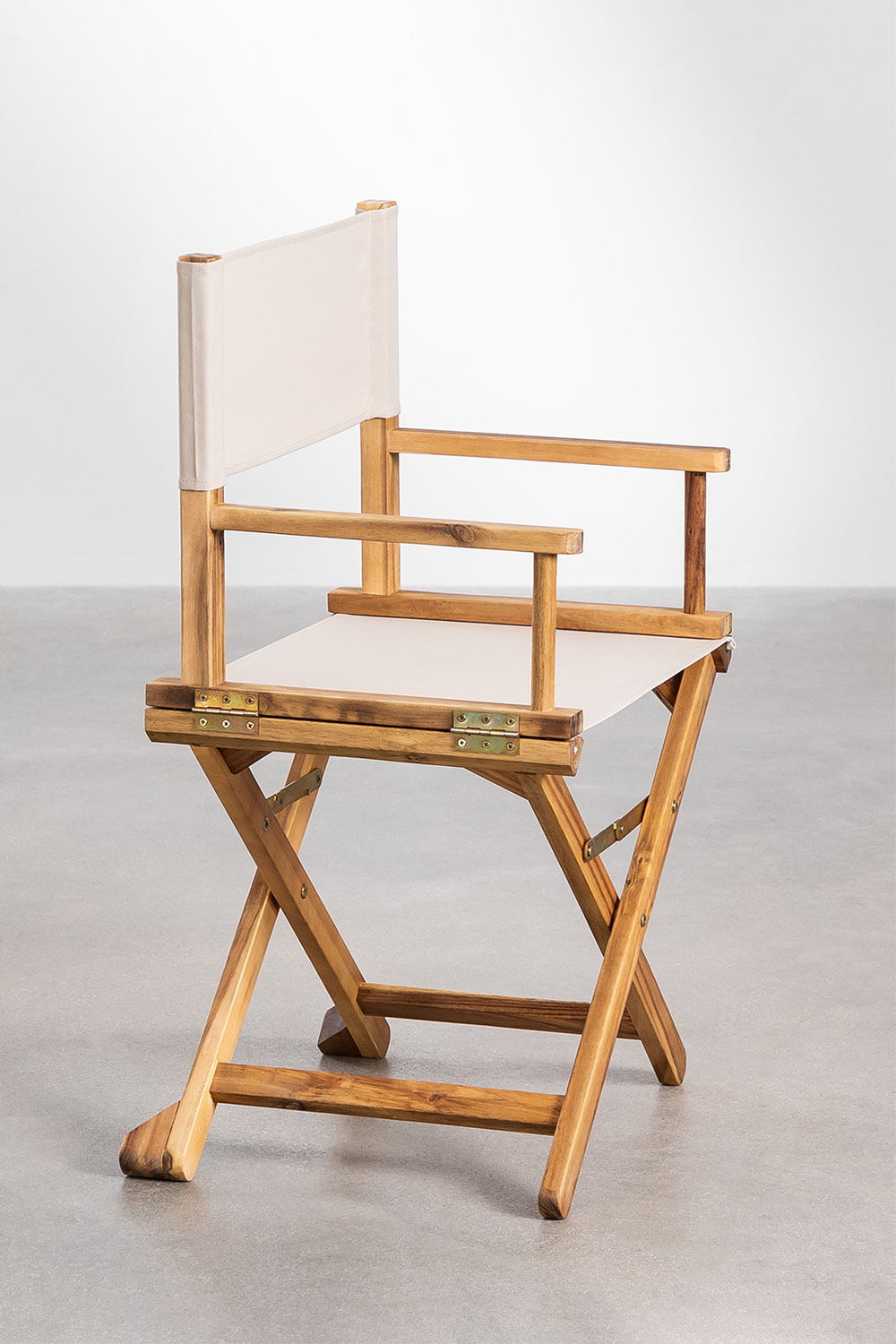 Pack of 2 Ridley folding wooden garden director's chairs - SKLUM