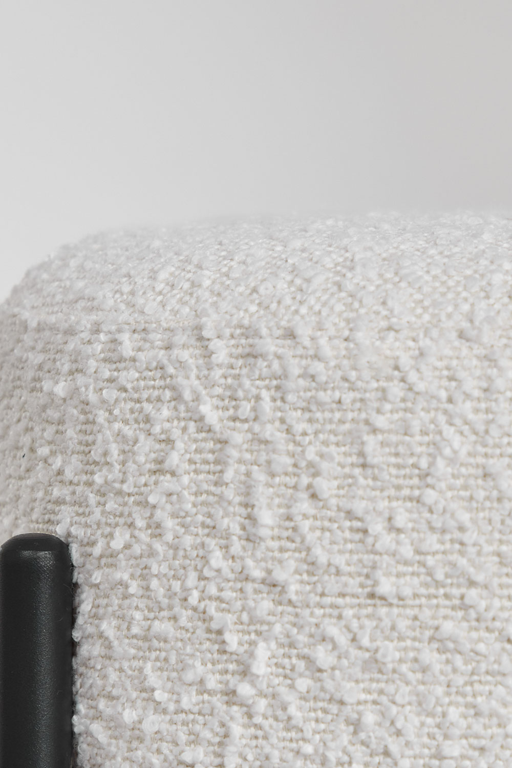 Low stool in bouclé fabric Anisa - SKLUM