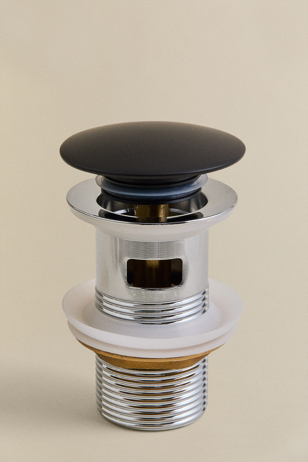 Alameda brass built-in basin tap set and Orveta click-clack basin drain ...