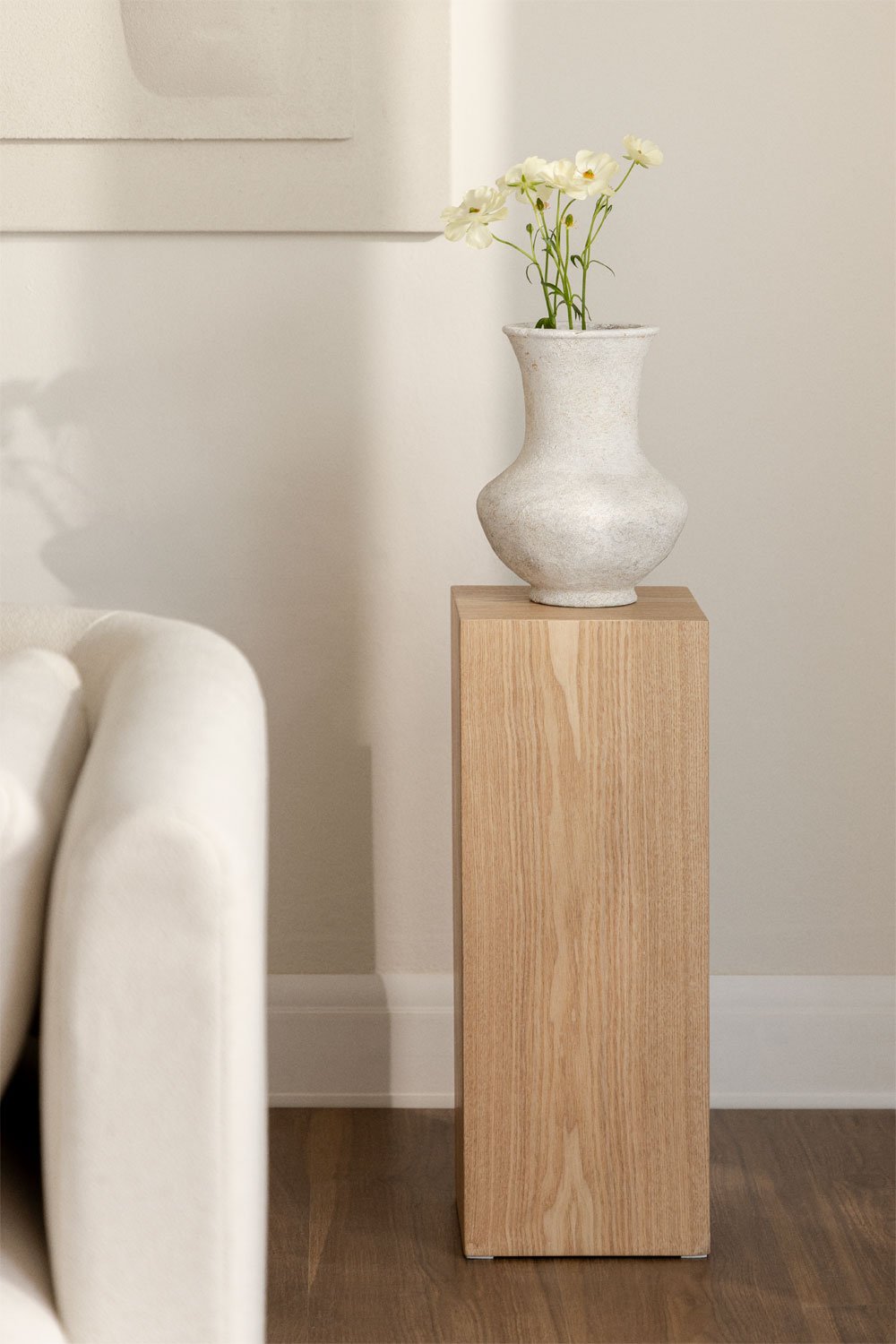 MDF Pedestal Flowers - SKLUM