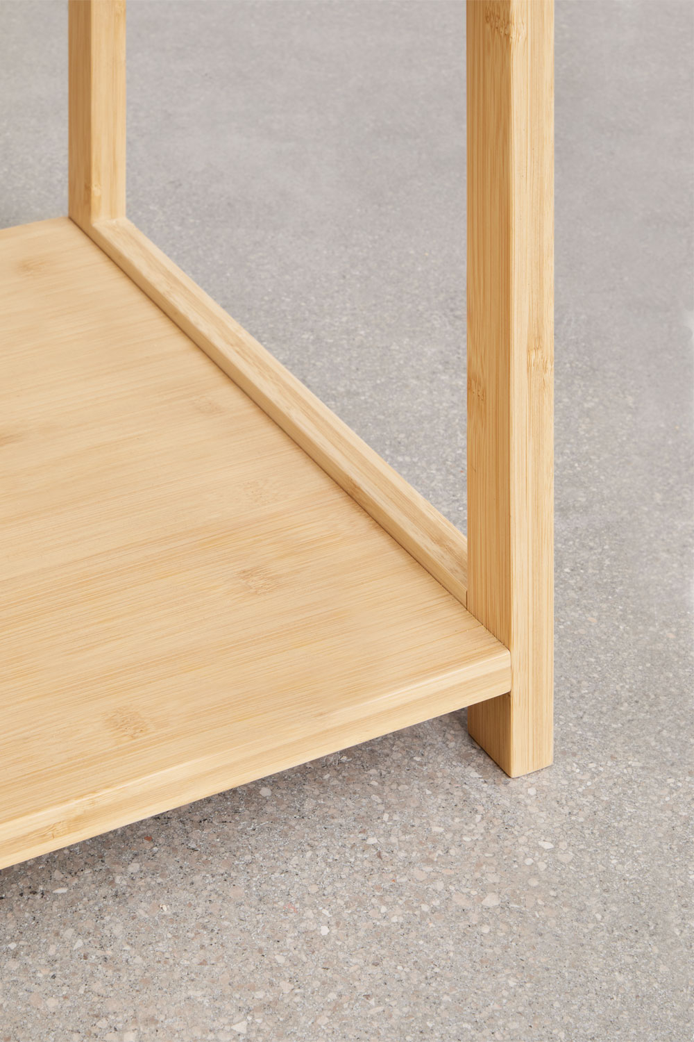 Deneb open wardrobe with bamboo shelves - SKLUM
