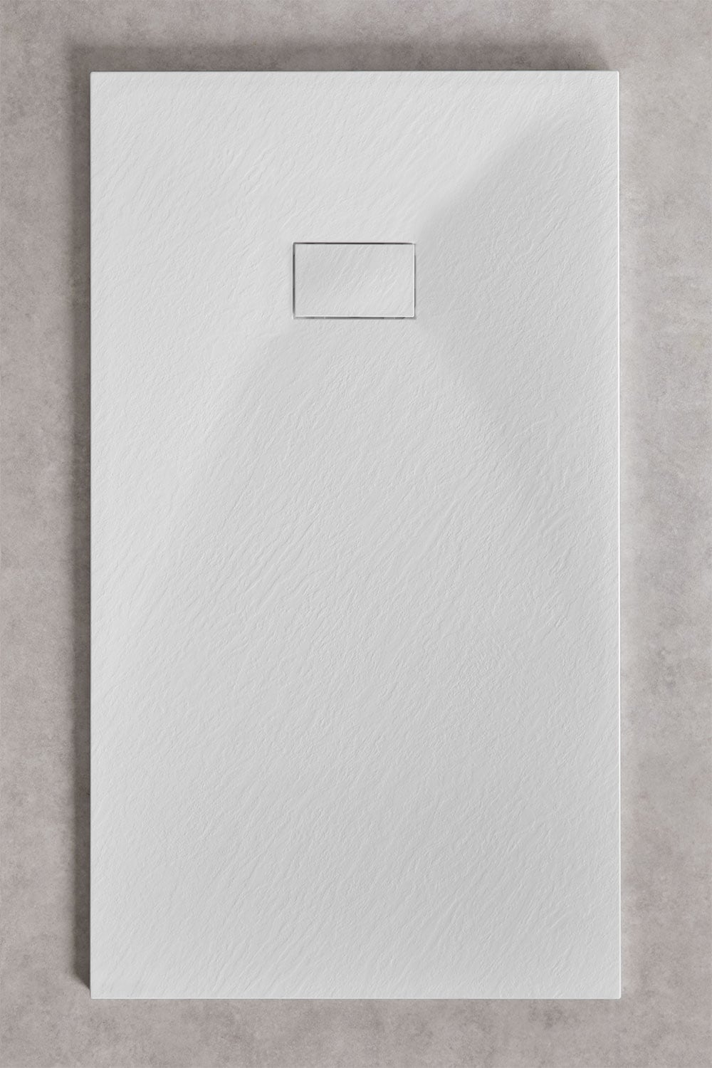 Rectangular non-slip extra-flat SMC resin shower tray 150x90 cm White ...