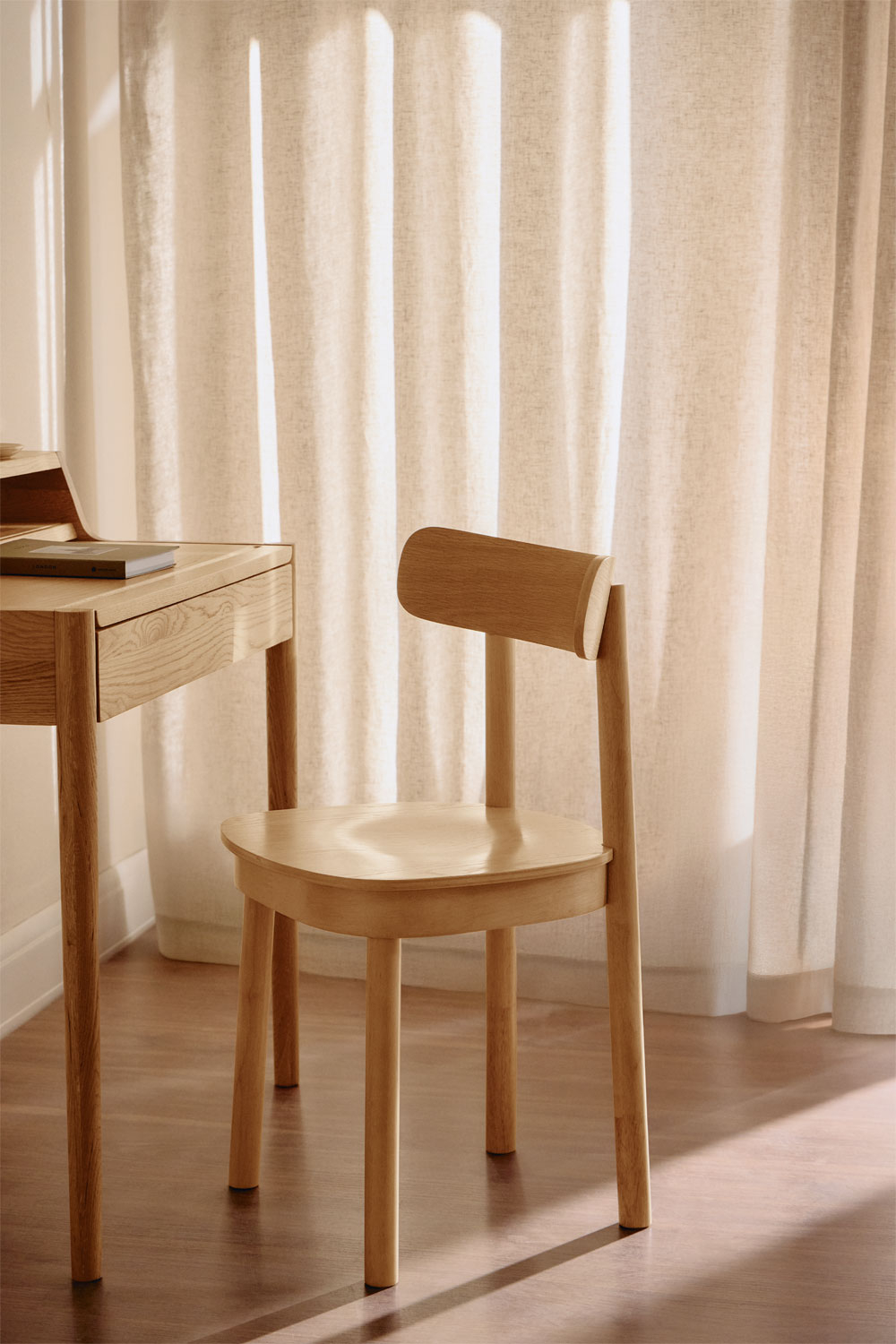 Pack of 4 Taleri wooden dining chairs - SKLUM