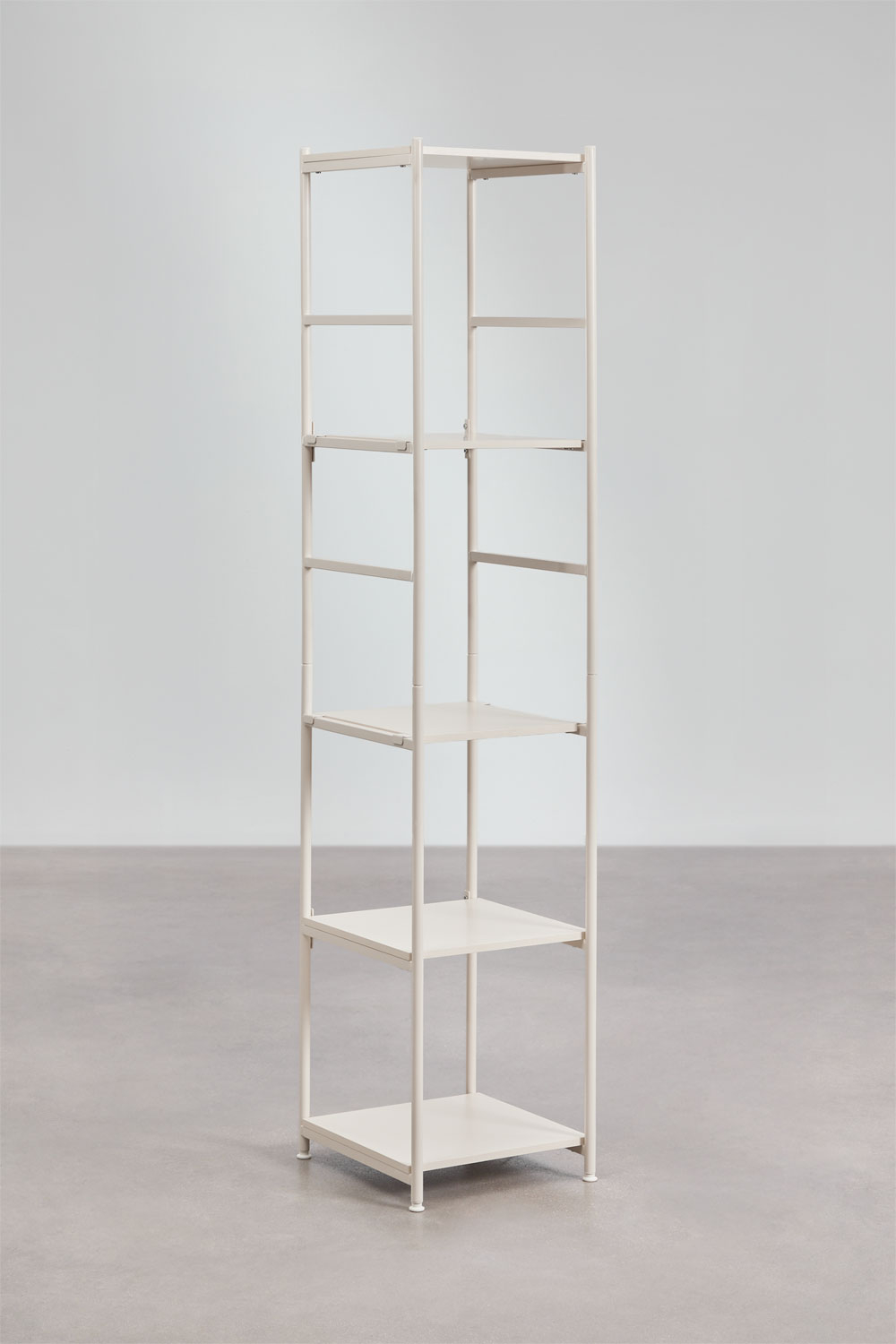 Elviah 2-piece open modular wardrobe with iron shelf - SKLUM