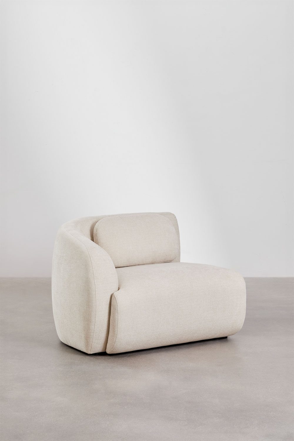 Left corner module for modular sofa in Marrakech chenille - SKLUM