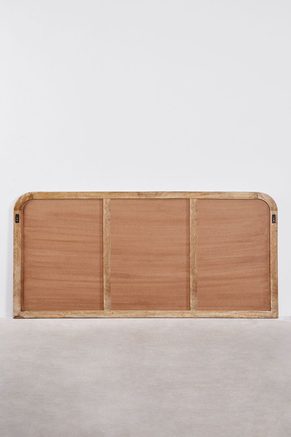 Abrams headboard in mango wood, MDF, and jute - SKLUM