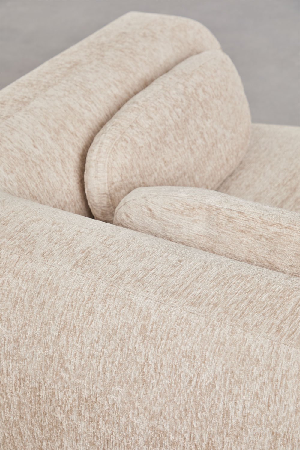 Merida vacuum-packed chenille modular sofa corner module - SKLUM